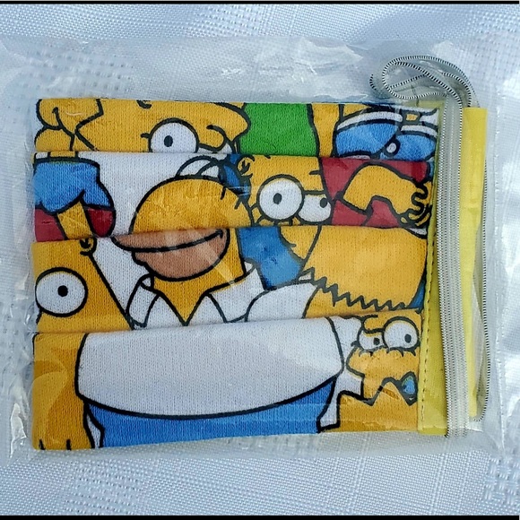 Accessories | The Simpsons Face Mask Handmade | Poshmark